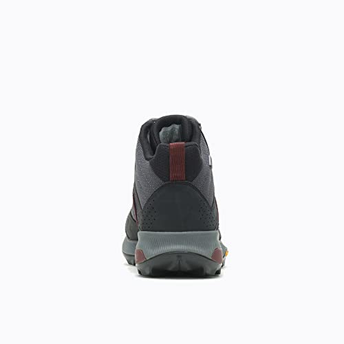Merrell mens Zion Mid Waterproof Hiking Boot, Black, 8 M US