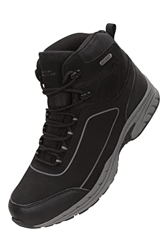 Mountain Warehouse Ramble Mens Waterproof Softshell Walking Boots Charcoal 9 M US Men