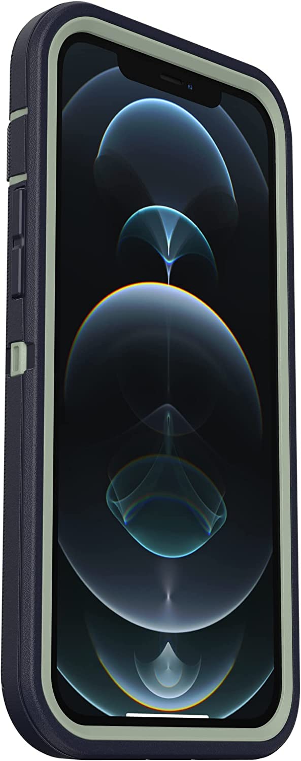 OtterBox Defender Series SCREENLESS Edition Case for iPhone 12 Pro Max - Varsity Blues (Desert SAGE/Dress Blues)