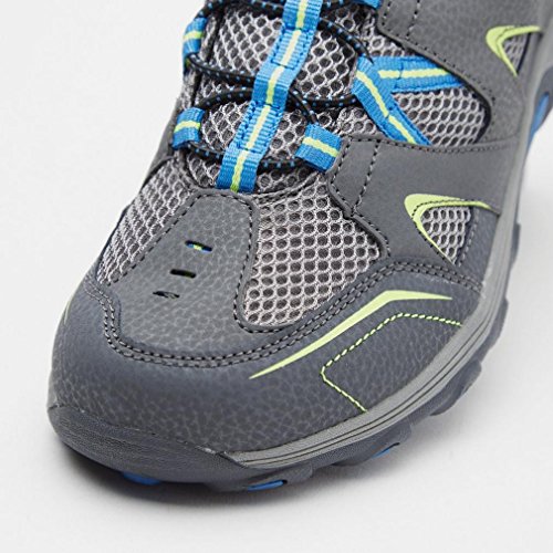 Merrell Trail Chaser Hiking Shoe (Little Kid/Big Kid), Grey/Blue, 2 M US Little Kid