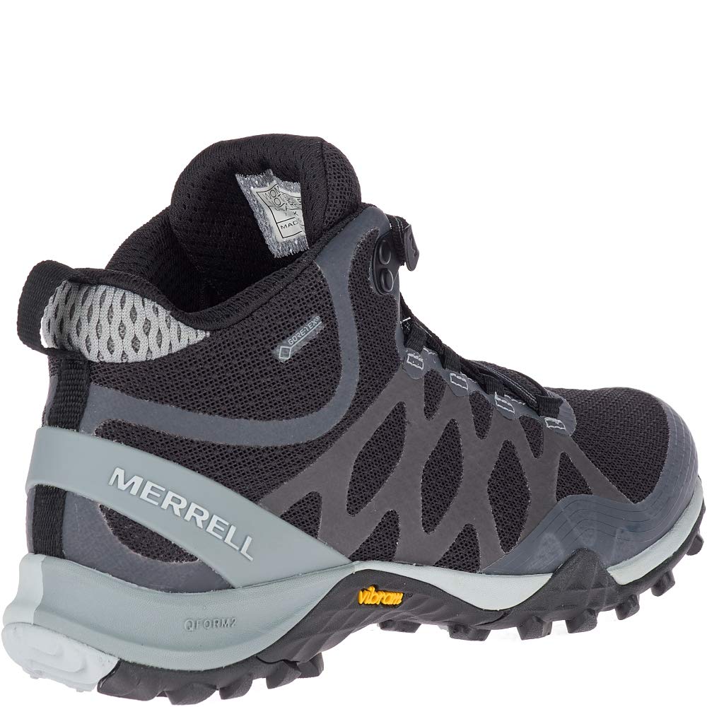 Merrell Women's^Women's High Rise Hiking Boots, Black, 10