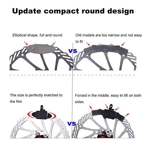 ONGHSD Bicycle Brake Pad Alignment Tool, 2PCS MTB Disc Brake Pad Adjusting Tool Bike Brake Rotor Pads Mounting Assistant Tools Adjust Spacer Mountain Bike Disk Repair Tool Cycling Accessories