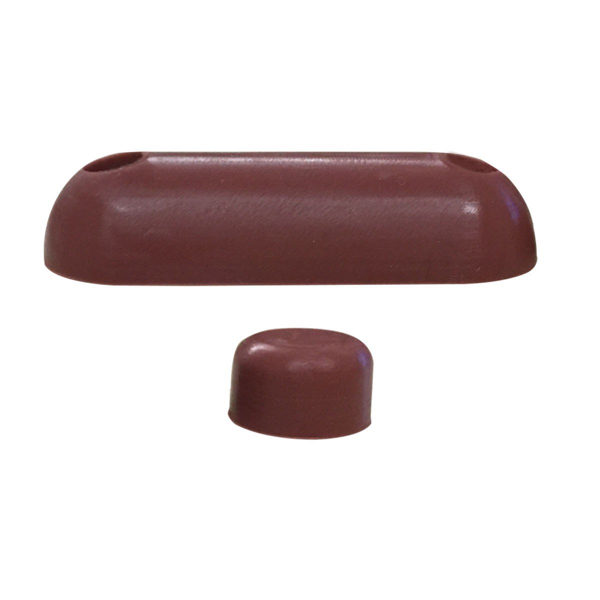 Renovators Supply Manufacturing Toilet Seat Bumper, 7 Brown Silicone Toilet Seat Bumpers