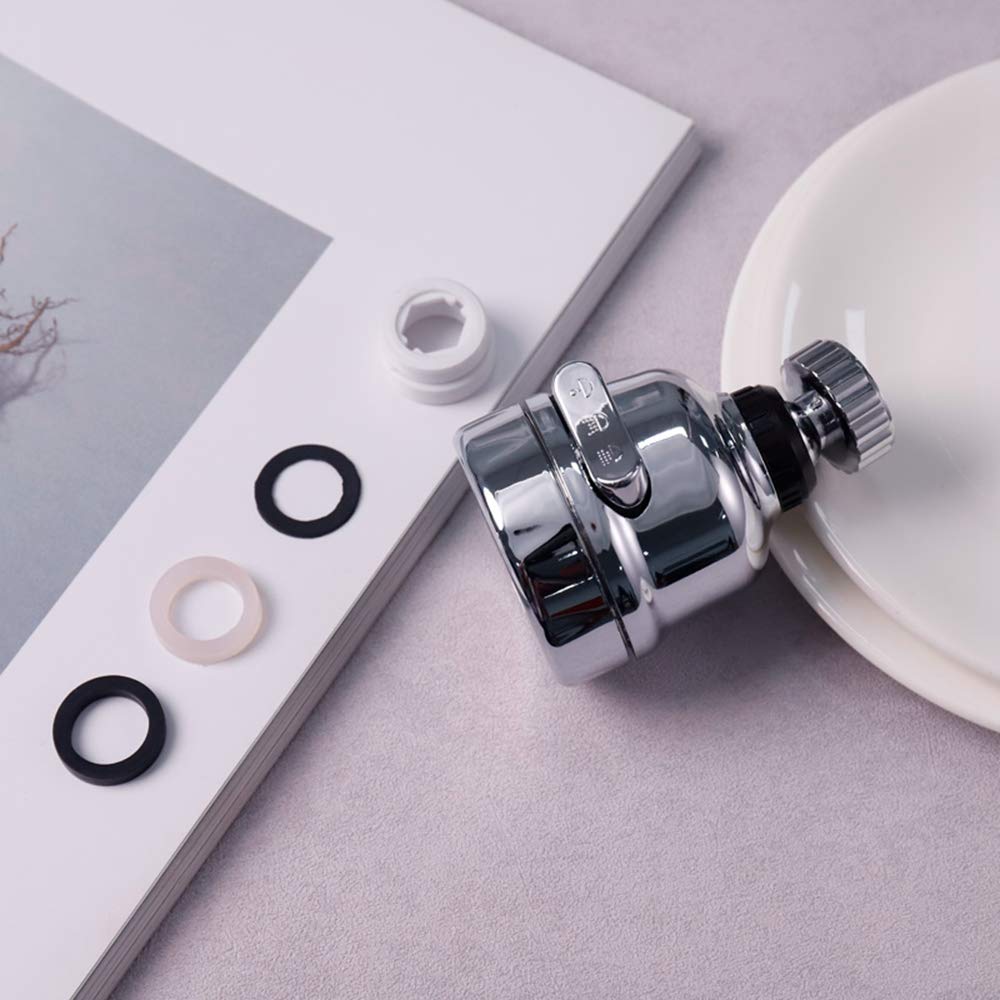 Movable Kitchen Tap Head, 360° Rotatable Water Saving Faucet Nozzle, Anti -Splash Tap Booster Shower for Kitchen, Water Faucet Filter Regulator