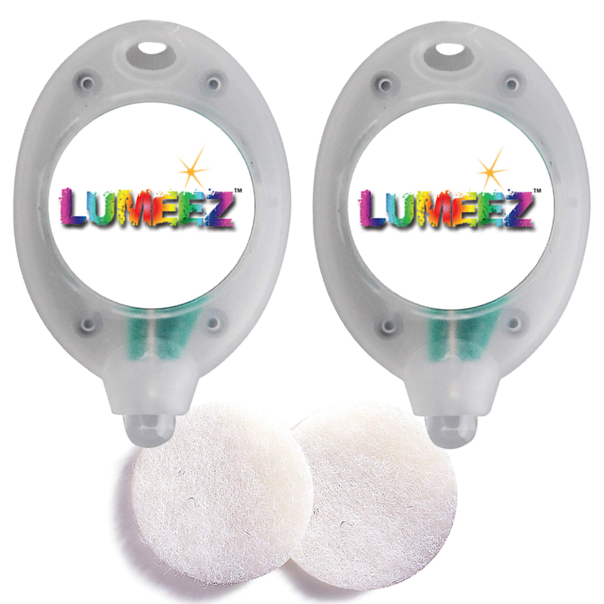 Lumeez LED Lights for Roller Skates, Ice Skates, Skateboards, Scooters, in-Line Skates & Roller Boots with Replaceable Batteries Made (Multi/Flashing)