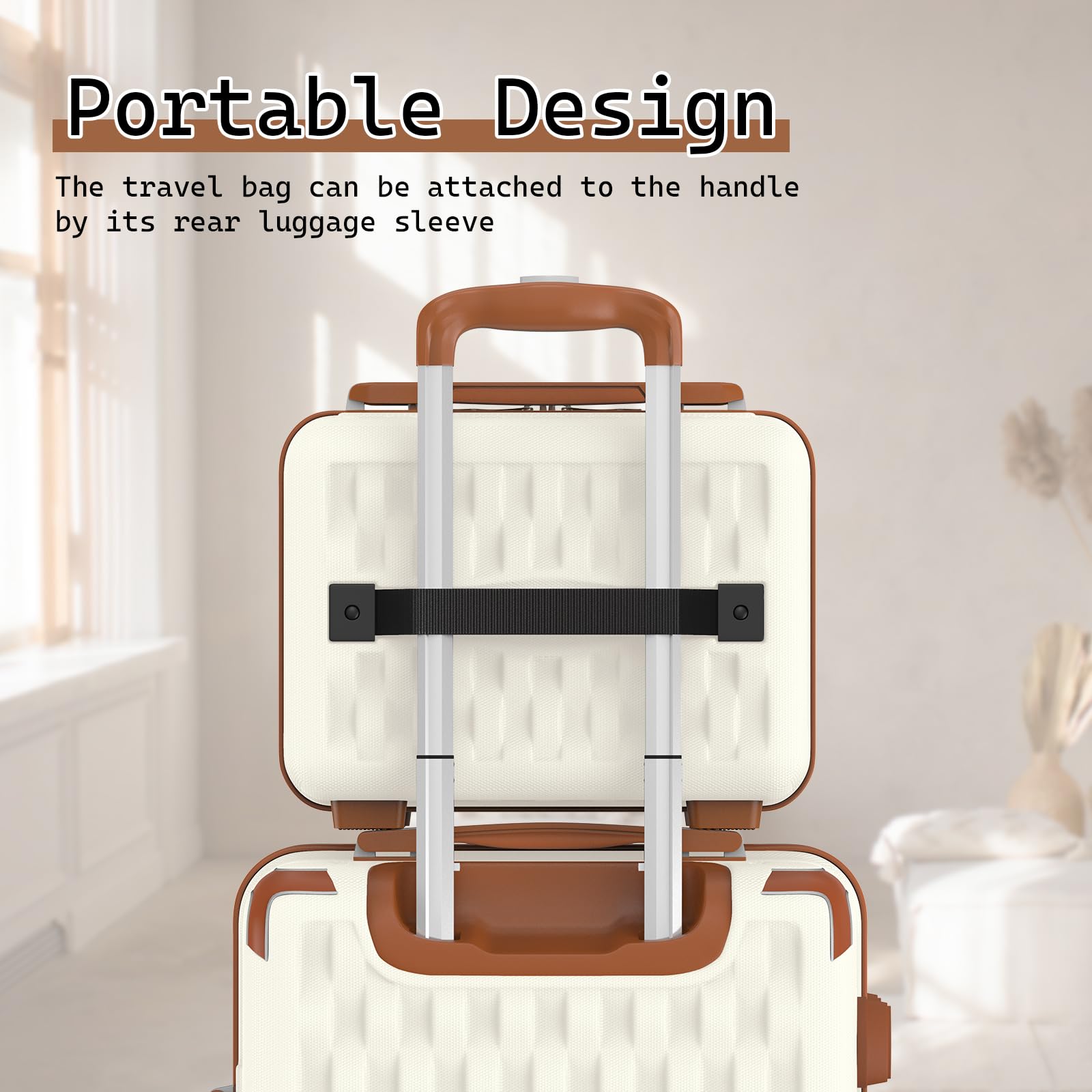 Melalenia ABS Hardside Medium Checked Luggage, Suitcase with Double Spinner Wheels,TSA Travel Luggage Locks (24 Inch,Gold)