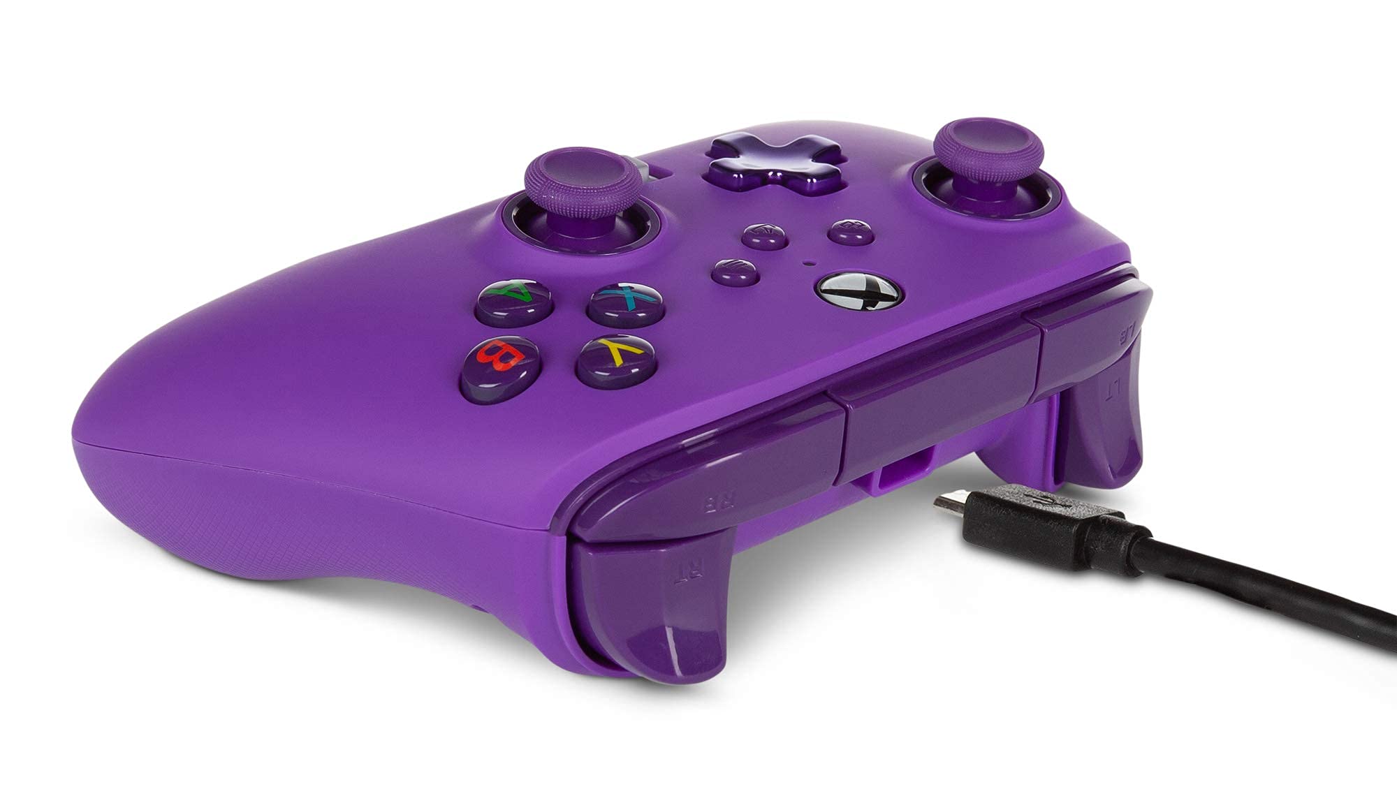 PowerA Enhanced Wired Controller for Xbox Series X|S β Royal Purple, gamepad, wired video game controller, gaming controller, Xbox Series X|S (Renewed)