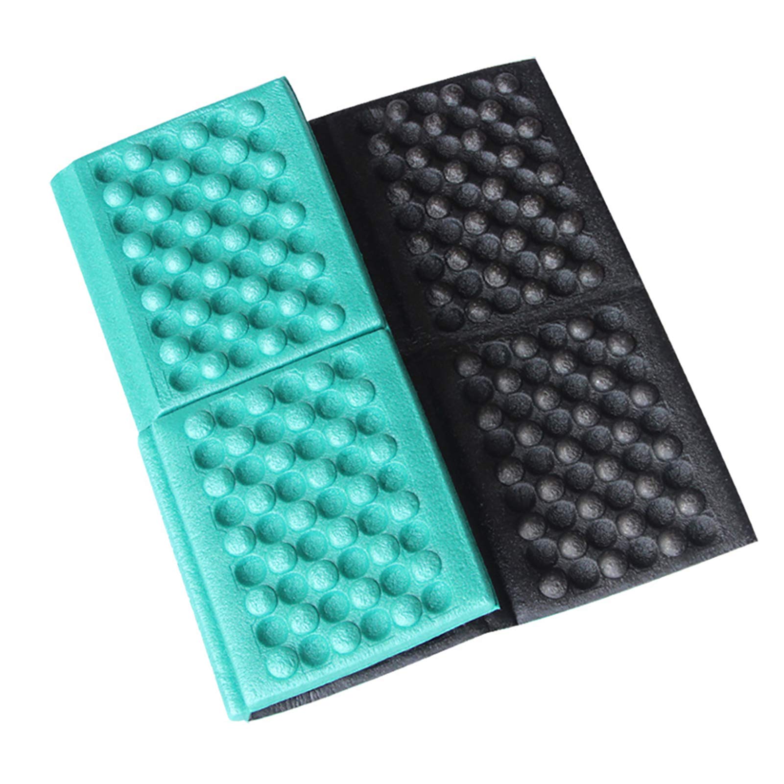 ONWRACE HASEAN Folding Foam Sit Mat, Outdoor Foldable Cushion Seat Mat, Beach Pad Insulation and Moisture-Proof Sitting Mat for Hiking, Camping, Tourism and Park Picnics Blue