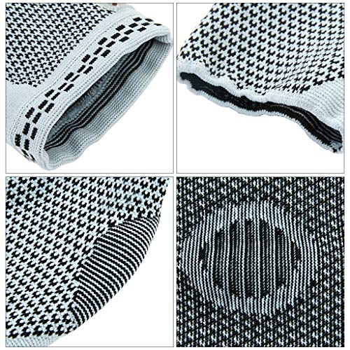 NeoTech Care Ankle Support Brace - Breathable - Men, Women, Right or Left - Gray (Size L, 1 Pair)