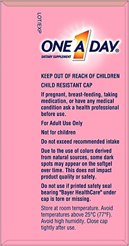 ONE A DAY Women’s Prenatal Advanced Complete Multivitamin with Brain Support* with Choline, Folic Acid, Omega-3 DHA & Iron for Pre, During & Post Pregnancy, 60+60 Ct (120 Total) (Packaging May Vary)