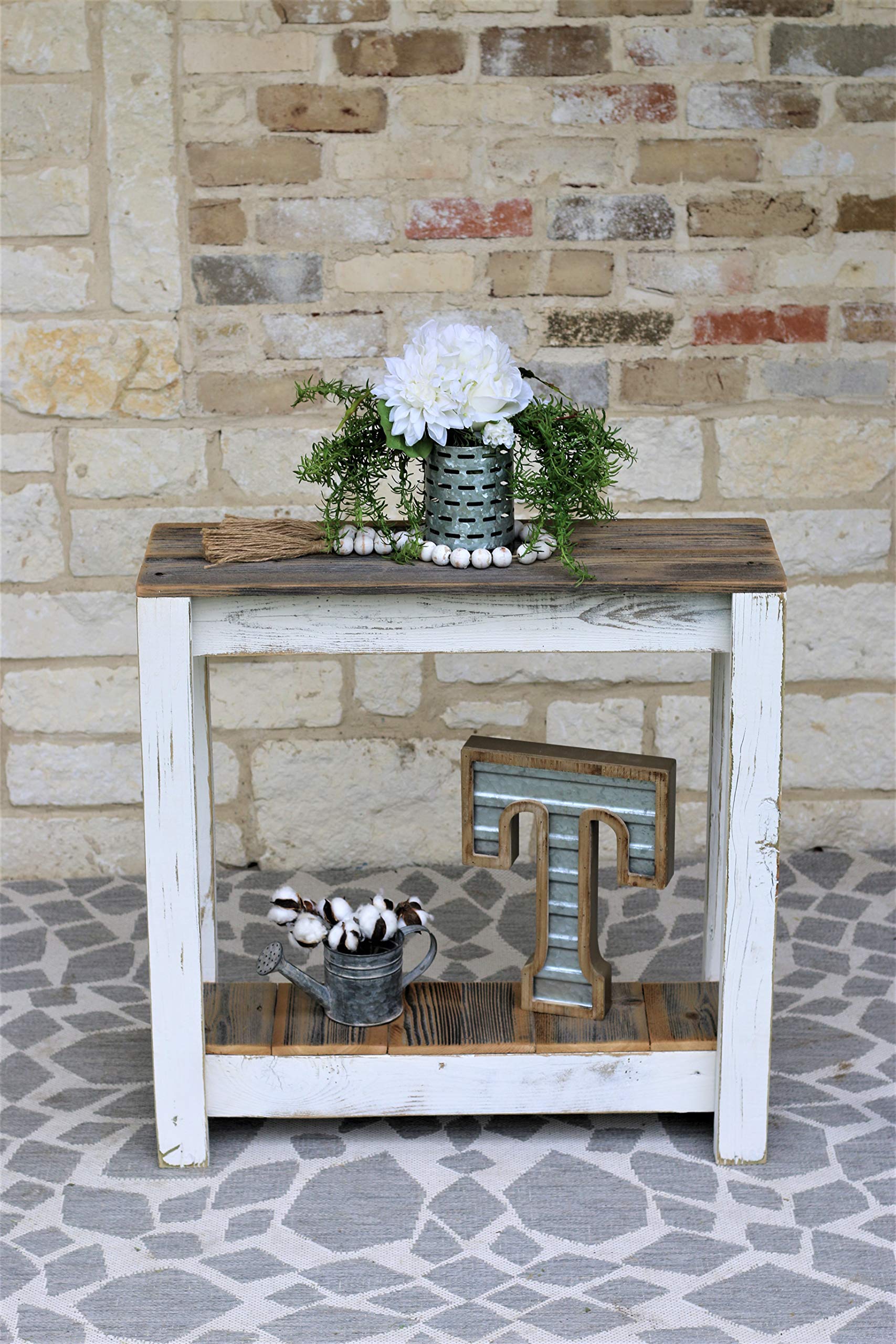 White Combo 30'' Console Table