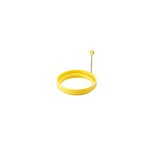 LODGE Pre-Seasoned Cast Iron Skillet (12 inch) and Dishwasher Safe Silicone Egg Ring (4 inch) for Breakfast Sandwiches or Pancakes