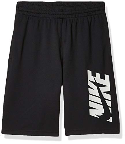 Nike Boy's Hbr Training Shorts, Black/(Light Smoke Grey), X-Large