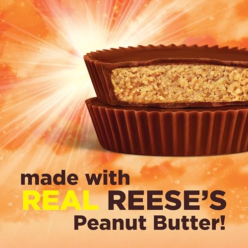 REESE’S PUFFS Chocolatey Peanut Butter Cereal, Kid Breakfast Cereal, Giant Size, 29 oz