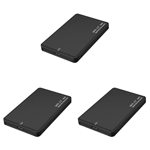 SOLUSTRE USB Hard Drive Enclosure 3pcs Tb for B Inch Micro USB Hard up -.mm Portable Enclosure . HDD/ssd External Disk to Tool-Free HDD Case