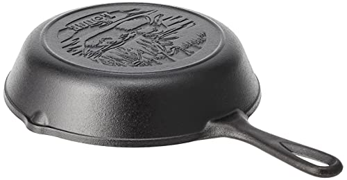 Lodge Wildlife Series - 8 Inch Seasoned Cast Iron Skillet with Duck Scene