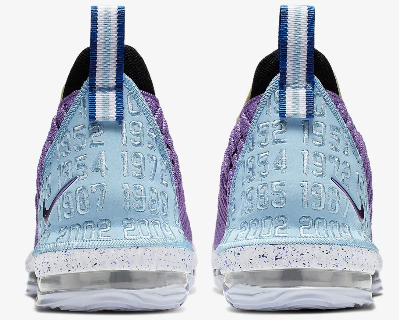 Nike Men's Lebron 16 Basketball Shoes (11, Atomic Violet/Bicycle Yellow/Half Blue)