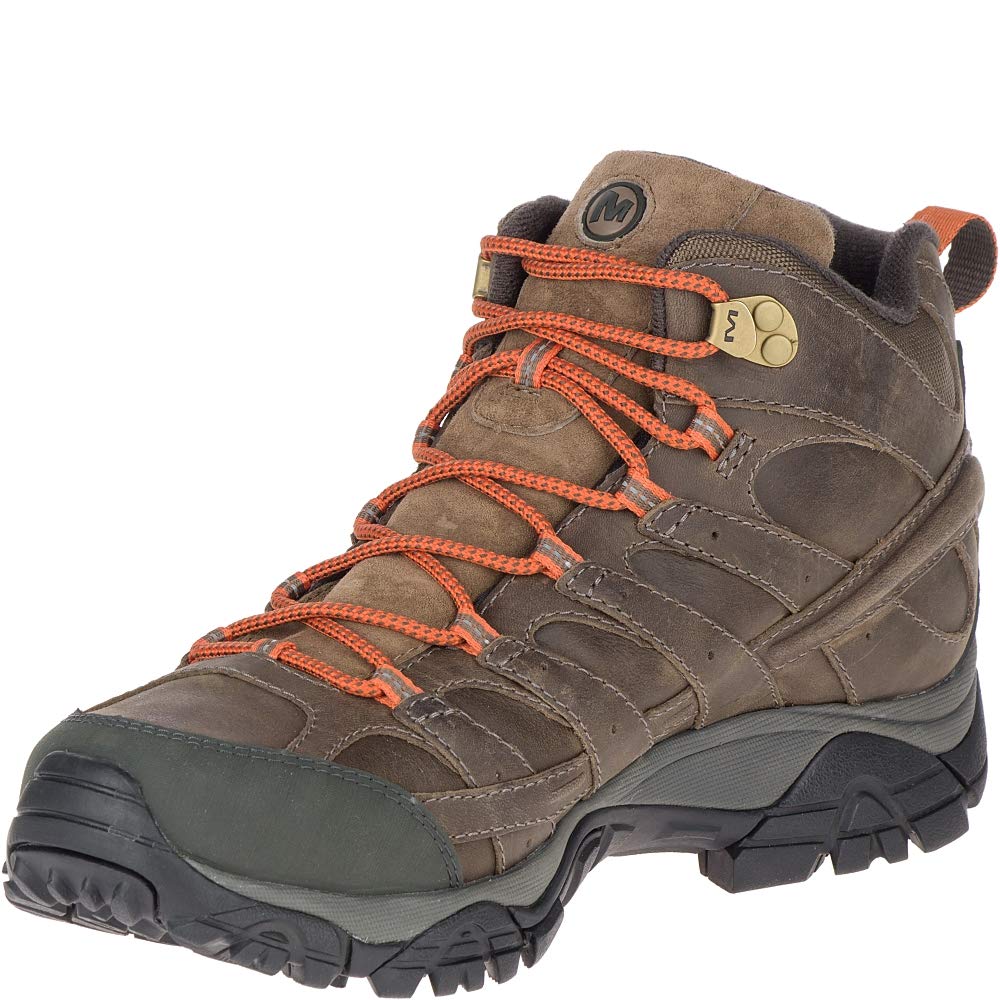Merrell Men's Moab 2 Prime MID Waterproof Hiking Boot, Canteen, 10.5 Wide