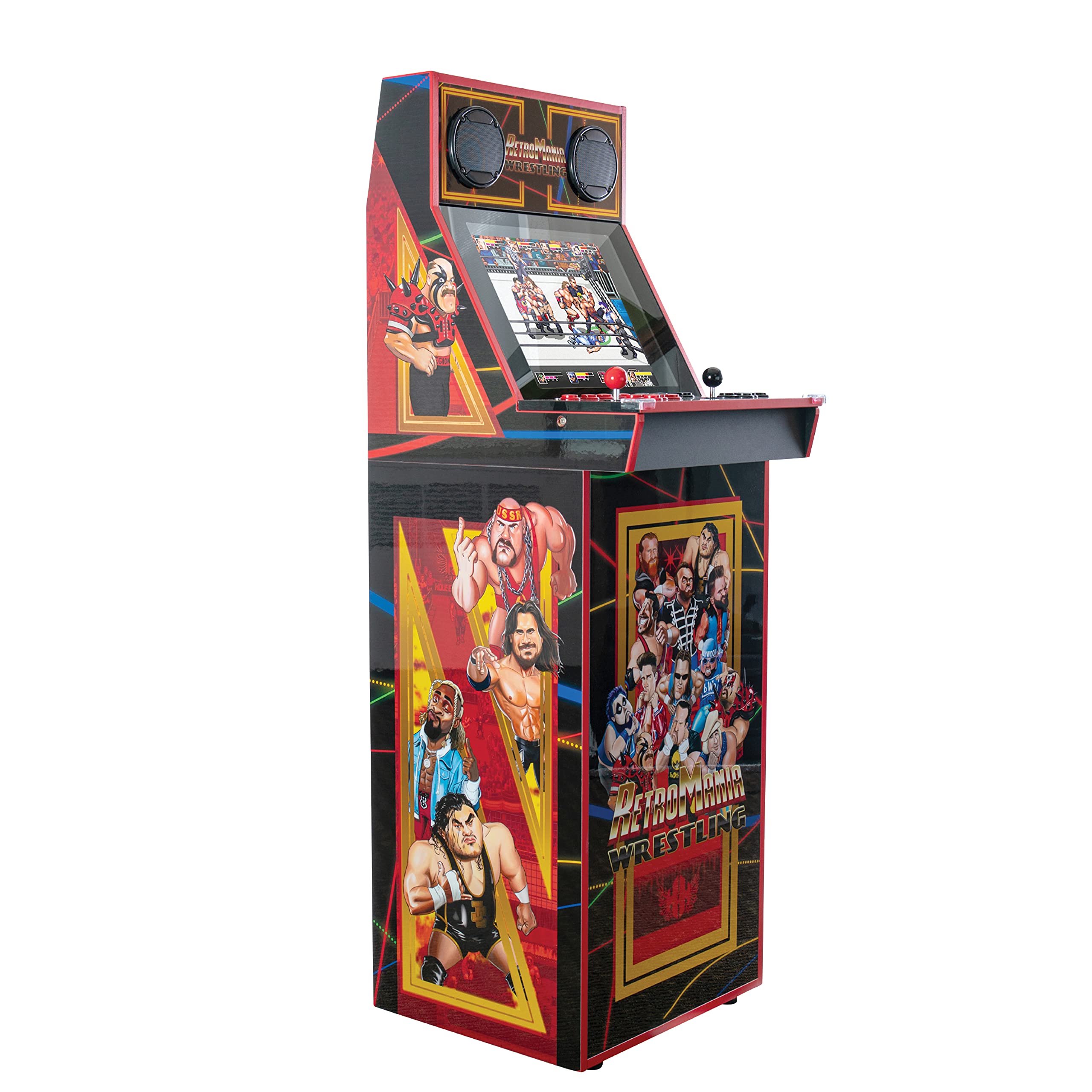 Retromania EDITION Premium Bartop Arcade Console (Stand Sold Separately), 128GB Memory w/Expandable Game Library Wifi, Bluetooth, Sanwa-like Controls. Pre-Loaded With 11 Games Including Retromania