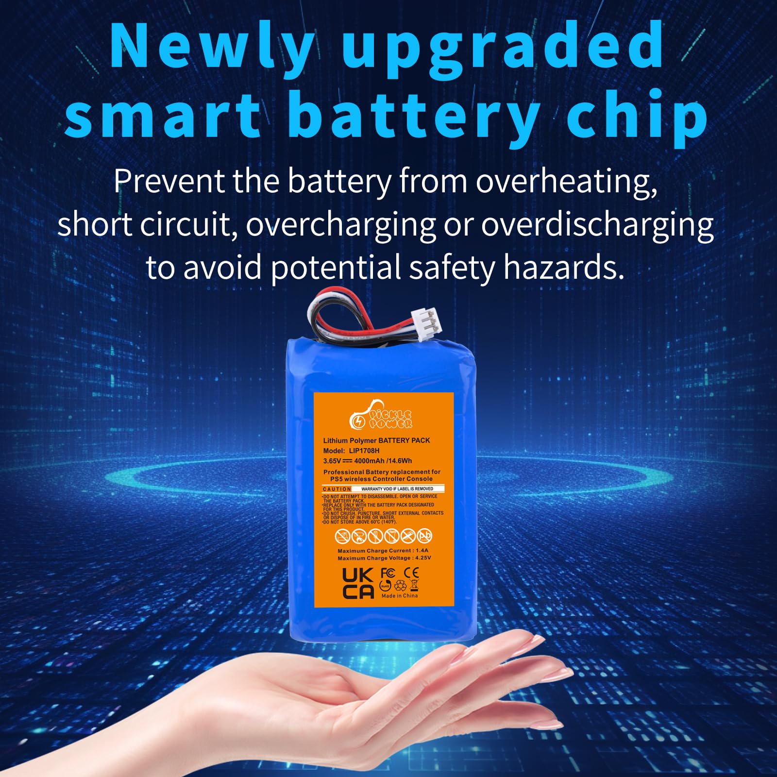 Pickle Power PS5 Battery Replacement