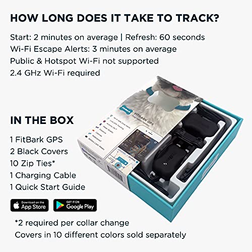 Seresto 8-Month Flea & Tick Prevention Collar for Large Dogs Over 18 lbs Plus FitBark GPS Dog Tracker | Buy Together and Get Free 1-Year GPS Subscription ($255.33 Value)
