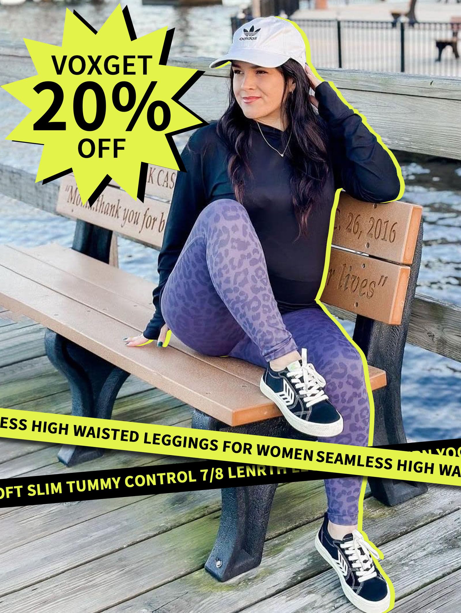 VOXGET Seamless Leggings for Women High Waisted Soft Slim Tummy Control 7/8 Length Leopard Pattern Yoga Pants for Workout Exercise