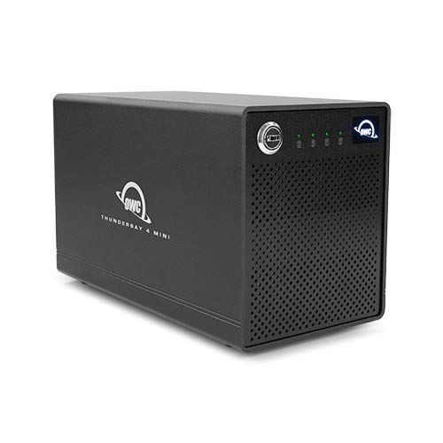 OWC ThunderBay 4 Mini RAID 5 Edition 4-Bay External Drive w/ Thunderbolt3 Ports, Includes SoftRAID XT