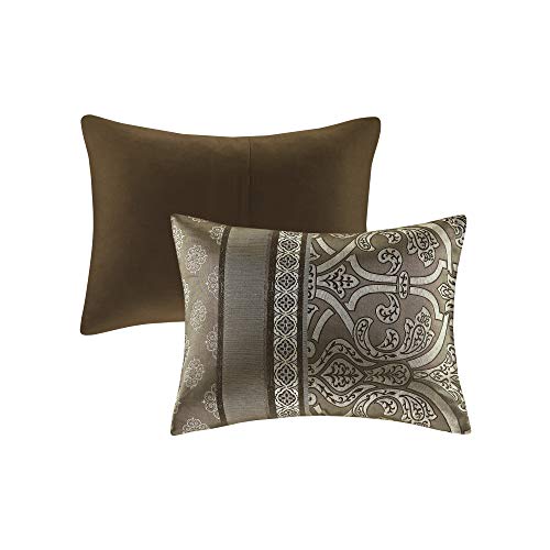 Madison Park Essentials Zara 16 Piece Jacquard Complete Bedding Set with 2 Sheet Sets
