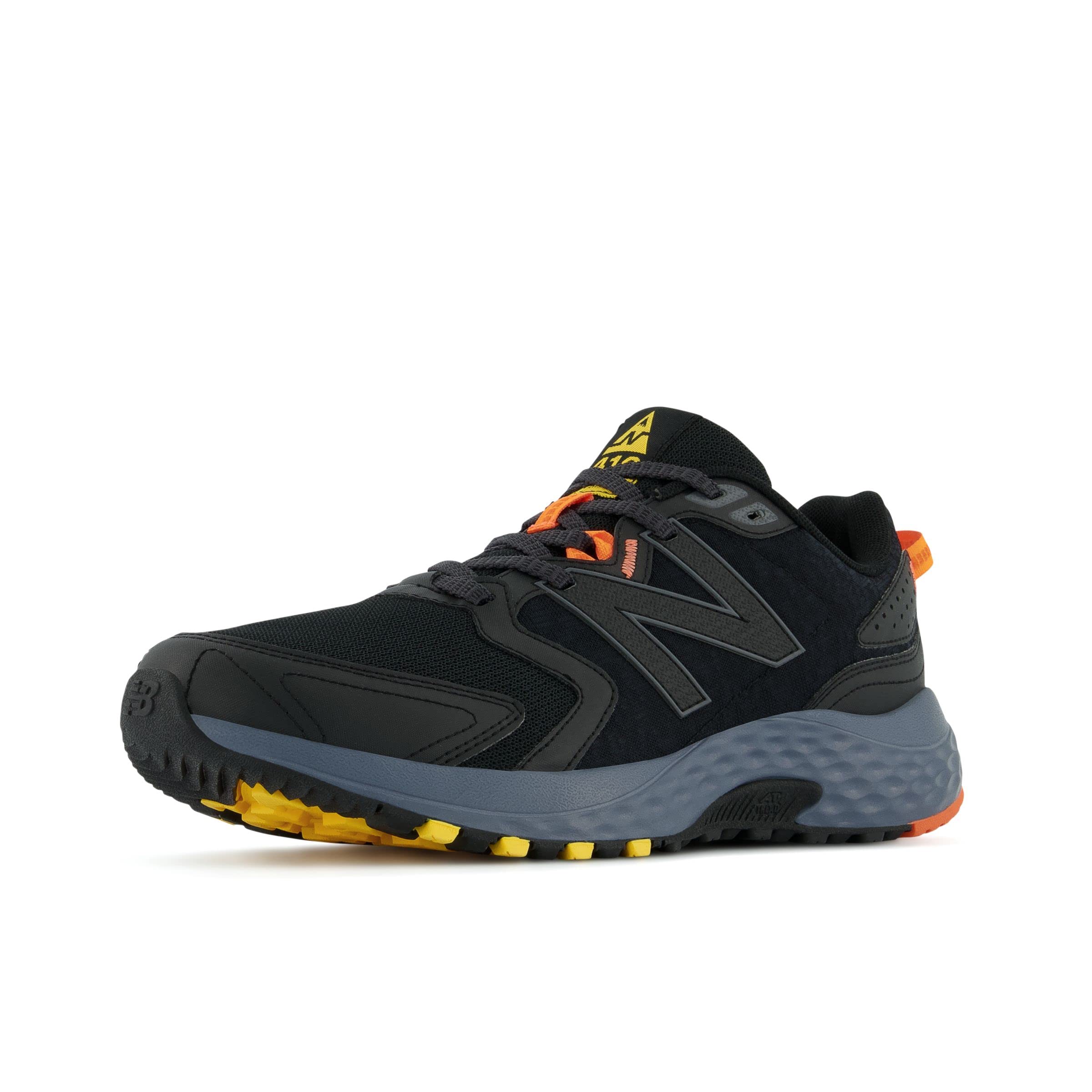 New Balance Men's 410 V7 Running Shoe, Black Gray, 9.5 X-Wide