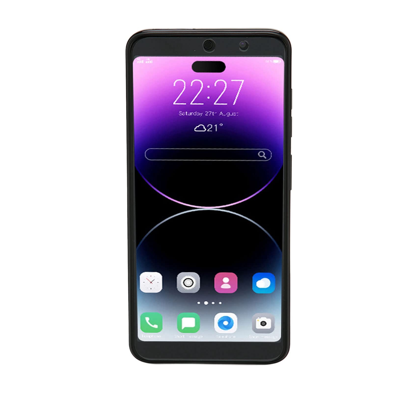 Luqeeg Unlocked Android11 Cell Phone, I14promax Smartphone, with 6.1in HD Screen, 4G Mobile Phone, Dual Sim, 4GB RAM 64GB ROM, 8MP + 16MP, 7000mAh, BT, FM, WiFi, GPS, Black (US Plug)