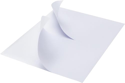 MFLABEL Half Sheet Labels Laser/Ink Jet Shipping Labels 8.5 x 11 Inches Packaging Labels, Address Labels for Laser & Inkjet Printers, 500 Count(250 Sheets)