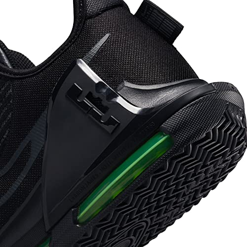 Nike Lebron Witness VI Mens Basketball Trainers Cz4052 Sneakers Shoes, Black/Black-Anthracite-Volt, 11 M US