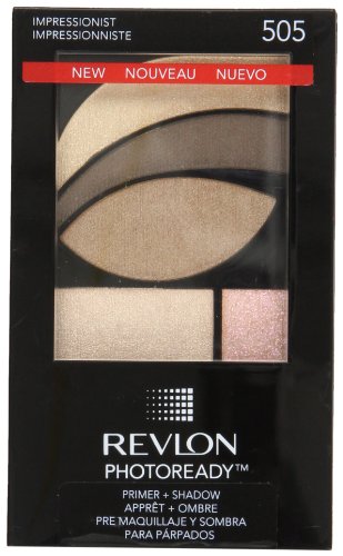 Revlon Eyeshadow Paette, PhotoReady Eye Makeup, Creamy Pigmented in Blendable Matte & Shimmer Finishes 505 Impressionist, 0.01 Oz