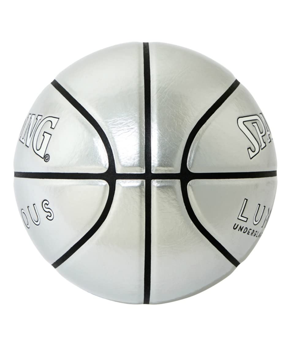 Spalding 77-433J Luminous Underglass Basketball, Silver, No. 7 Bulb, Enamel