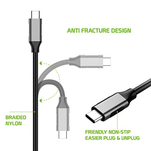 VOLT+ USB C to HDMI Cable, 6FT, 4K, Thunderbolt 3/4 USB C HDMI Adapter Compatible for Samsung Galaxy S6 to S23, Chromebook, Samsung Tabs, MacBook Pro/Air, iMac, iPad Pro, Surface, Dell, HP, TV