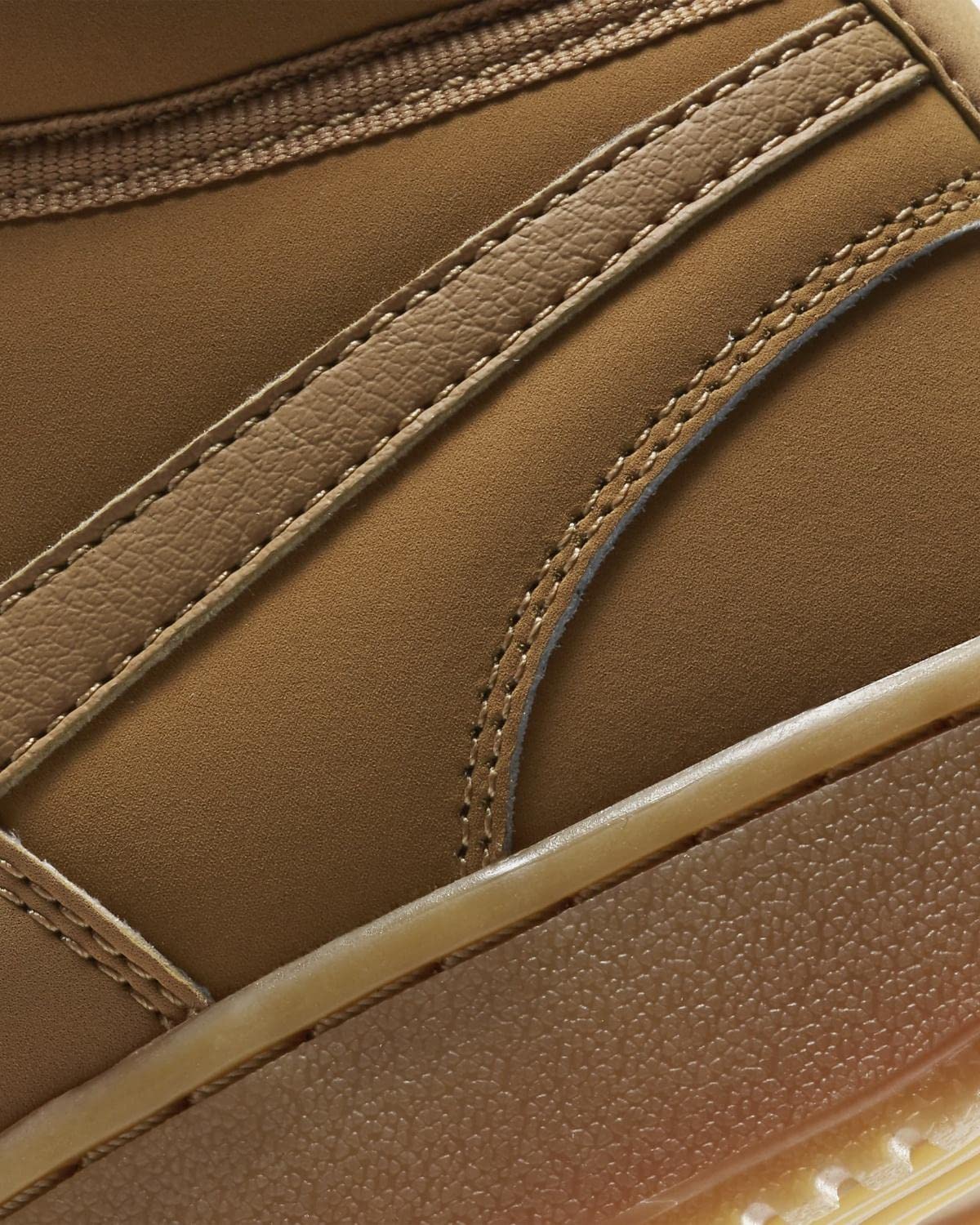 Nike Men's Court Vision Mid Sneaker, Flax/Gum Light Brown/Twine/Flax, 10