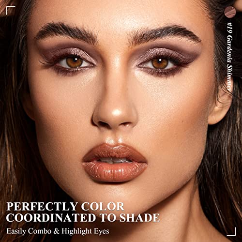 LUXAZA 6 PCS Taupe Mauve Neutral Eyeshadow Stick Set, Cream Eye Shadow Pencil Makeup, Shimmer And Matte Eye Pencil,Brightener Highlighter Eyeliner Crayon Make up