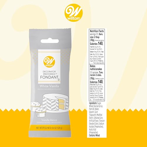 Wilton Decorator Preferred Yellow Fondant, 24 oz. Fondant Icing