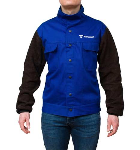 Waylander DVALIN Hybrid FR Leather Welding Jacket Flame Retardant Cotton Leather