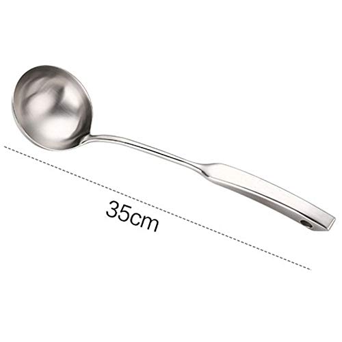 MABSSI Kitchenware Set Stainless Steel Cooking Utensil Set with Shovel Spoon, Shovel Spatula, Pasta Table and Soup Spoon, Heat-Resi