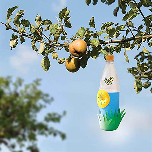 Wasp Trap 10Pack Indoor Outdoor Reusable Wasp Traps Hornet Hanging for Yellow Jackets Bee Catcher β