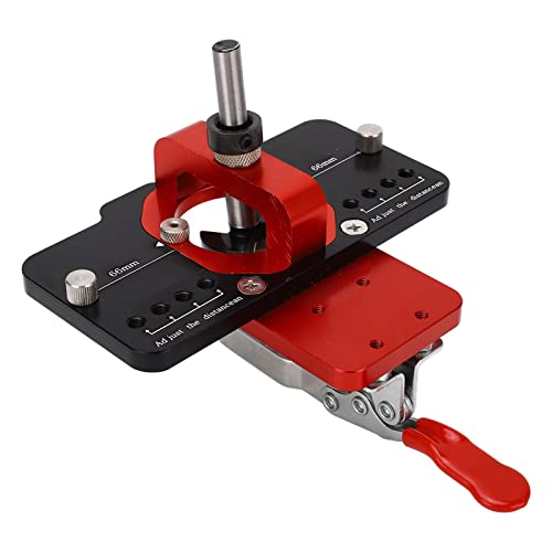 Ozgkee Concealed Hinge Jig 35mm Door Hinge Hole Drilling Guide Drill Bit Kit Set for Woodworking