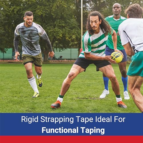 Leukotape P Adhesive Strapping Tape â for Sports Injuries, Strains and Sprains - 1.5 in x 15 yds, Tan, (1 Roll)