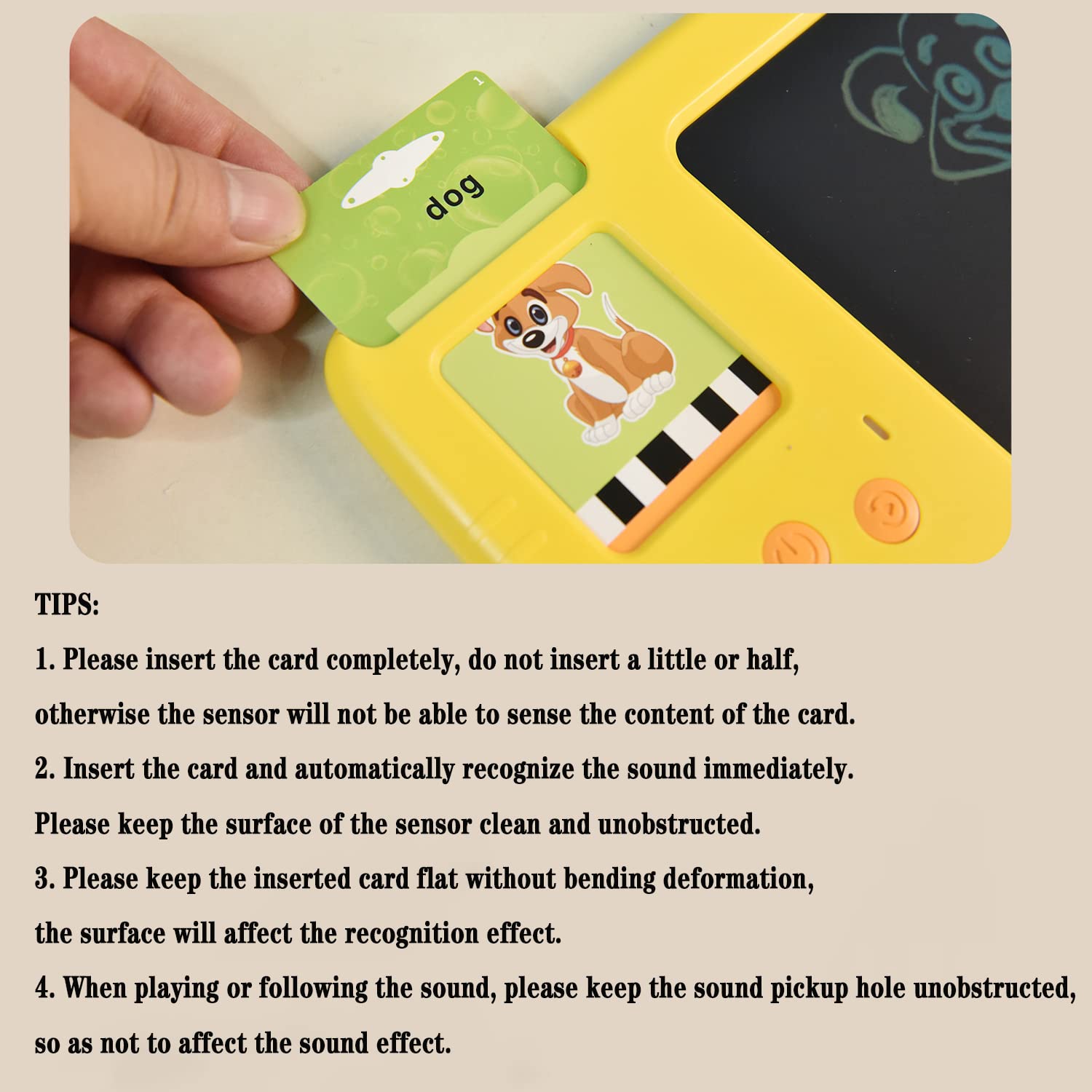 Talking Flash Cards,Toddler Toys 2 in 1 Flash Cards Learning Toy and LCD Writing Tablet for 2 3 4 5 6 Year Old Kids, 112 Pcs Flash Cards 224 Words, Preschool Educational Gift