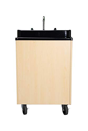 Waterworks Concession Sinks Premier Portable Handwashing Station with Hot Water - Maple