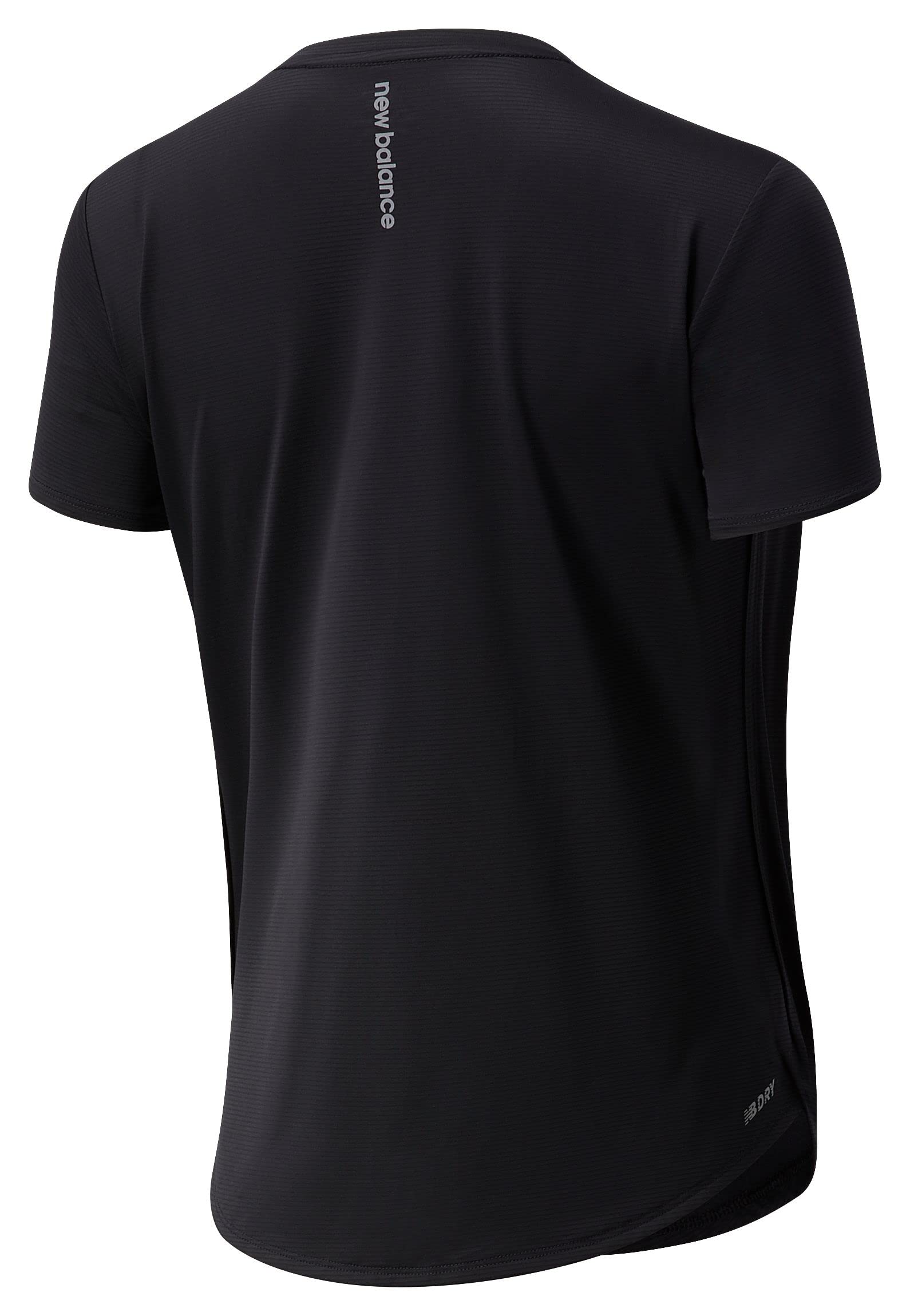 New Balance Women's Accelerate Short Sleeve, Black , X-Large