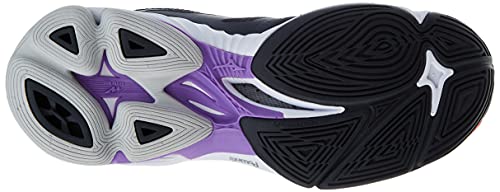Mizuno Women's Wave Lightning Z6 Mid Volleyball Shoe, Indiai Fierycoral2265c, 12.5