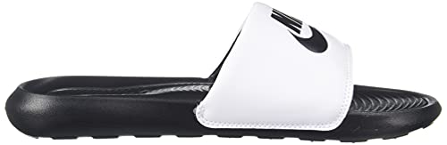 Nike Men's Victori One Slide Mix White/Black-Black (DD0234 100) - 9