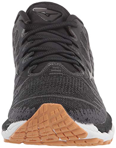 Mizuno womens Wave Sky 4 Waveknit Running Shoe, Dark Shadow, 8.5 US