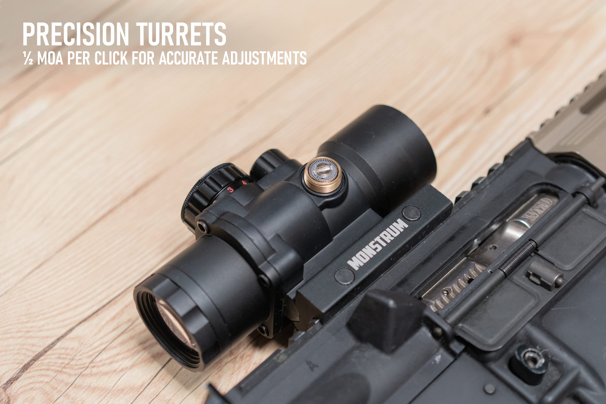 Monstrum S330P 3X Prism Scope | Black
